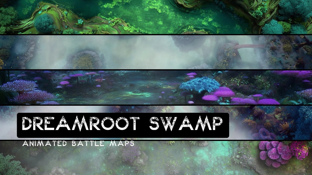 D&D | Dreamroot Swamp Trailer | Animated Battle Maps