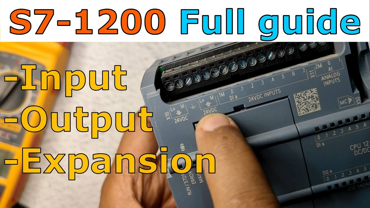 Siemens S7‑1200 PLC Hardware Explained | CPU 1212C DC/DC/DC Inputs, Outputs & Expansion