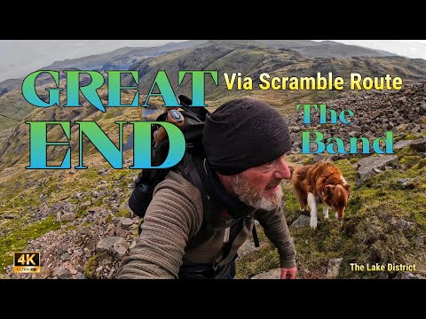 Great End Via Scramble Route The Band from Seathwaite (The Lake District)