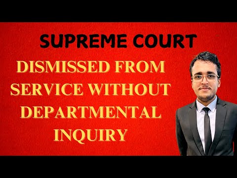 Dismissed From Service without departmental inquiry | 2024 SCMR 1896