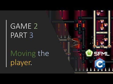 Learn C SFML Simple 2D Games GAME 2 PART 3 Moving the player - Mind Luster
