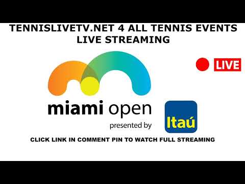 [(𝐋𝐈𝐕𝐄@𝐒𝐓𝐑𝐄𝐀𝐌)]* Sinner vs. Medvedev Miami Open 2023