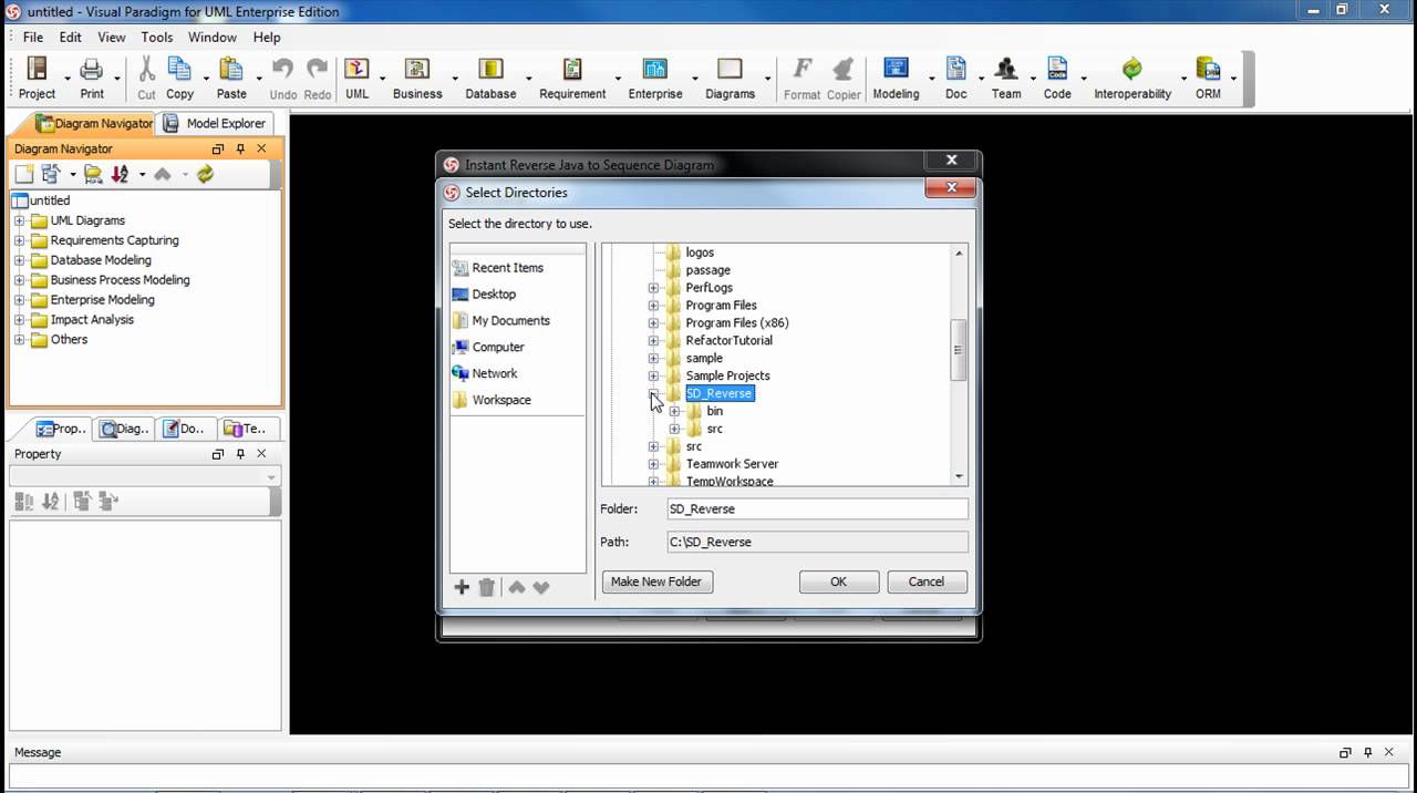 How to reverse Java source code with nested method call to sequence diagram