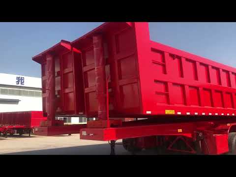 SF Semi Trailer : 3/4axle 50ton to 70 Ton Tipping Semi Trailer
