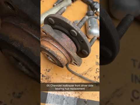 Replacing front hub bearing 05 trailblazer 
