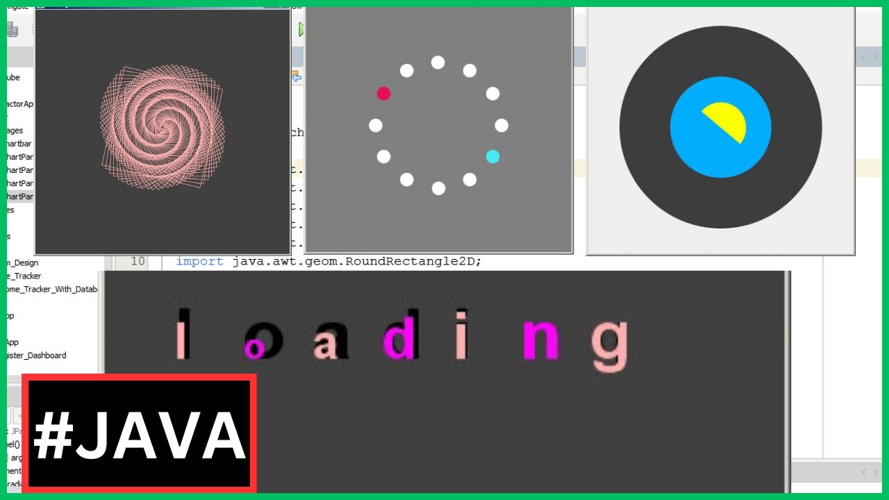 Java Project Tutorial - How To Create Loading Animation Forms In Java NetBeans With Code - [Part 6]