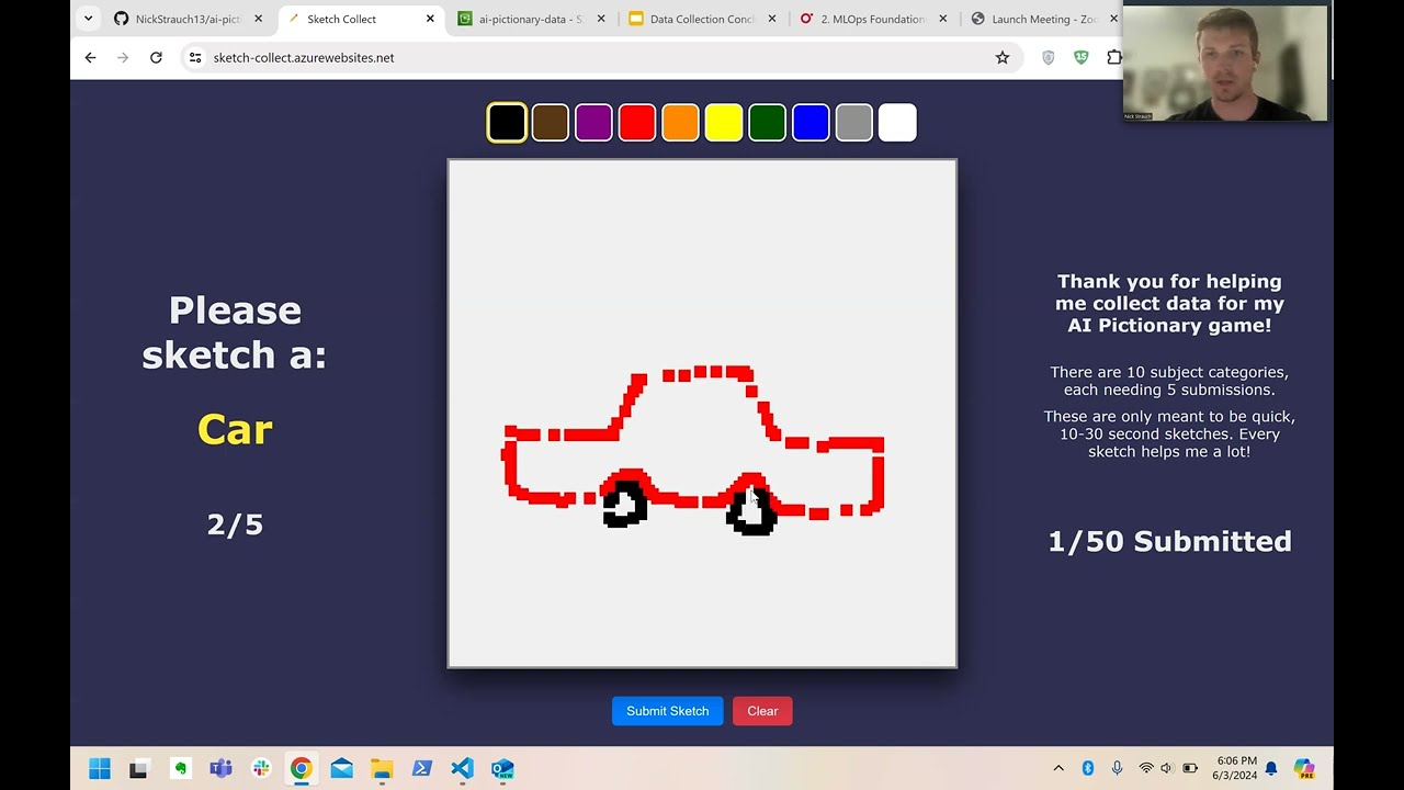 Data Collection App Walkthrough