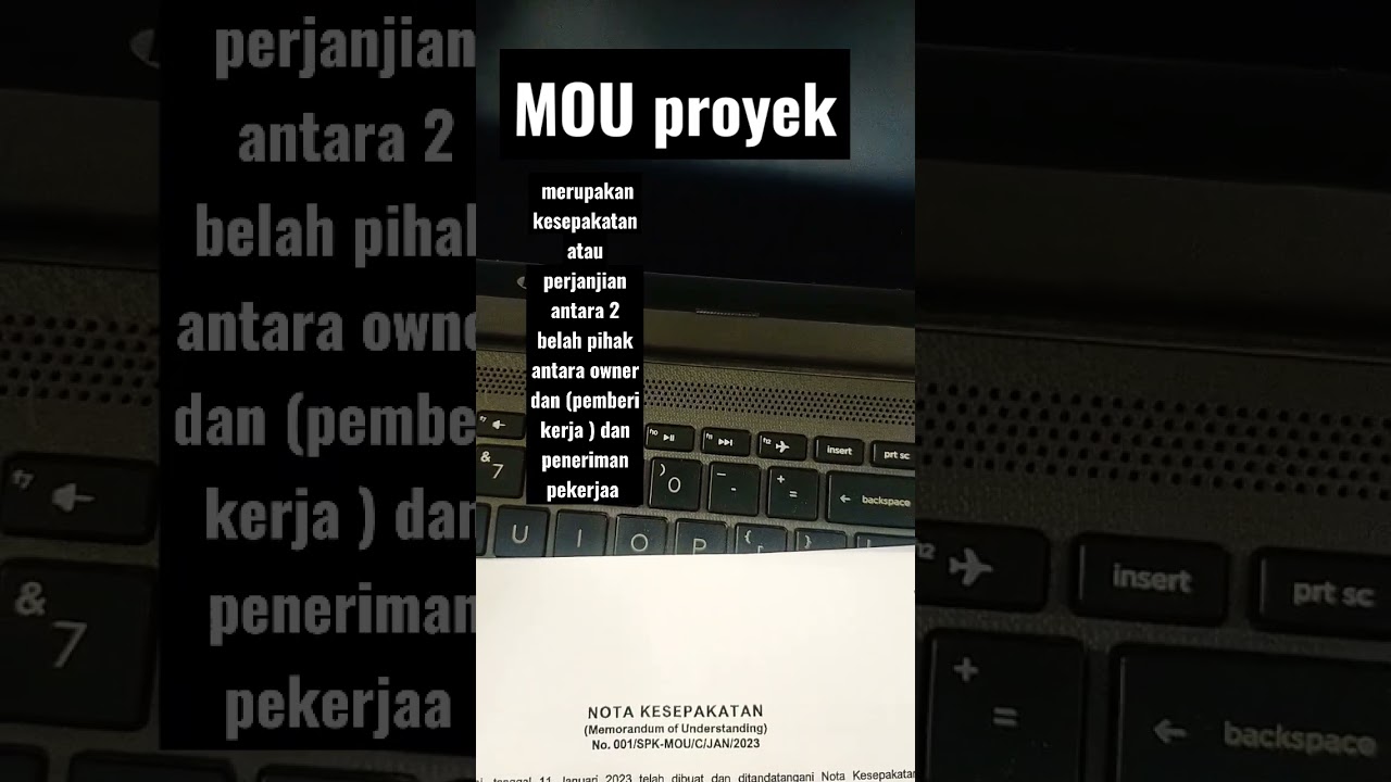 Project MOU (Memorandum of Understanding)