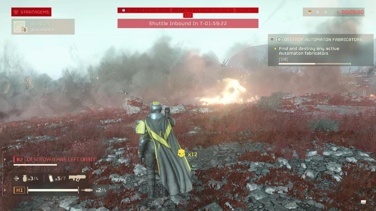 HELLDIVERS 2 Cluster Bombs are Awesome