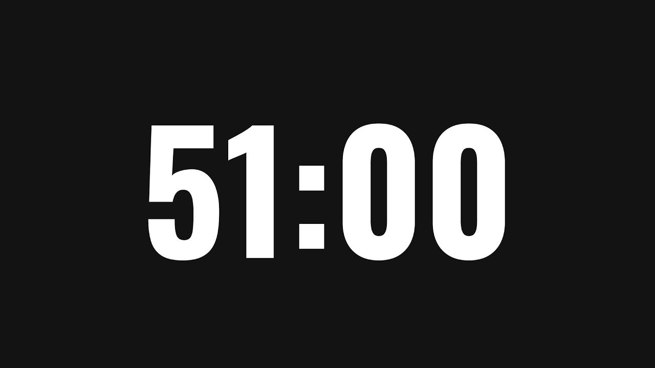 51 Minute Timer
