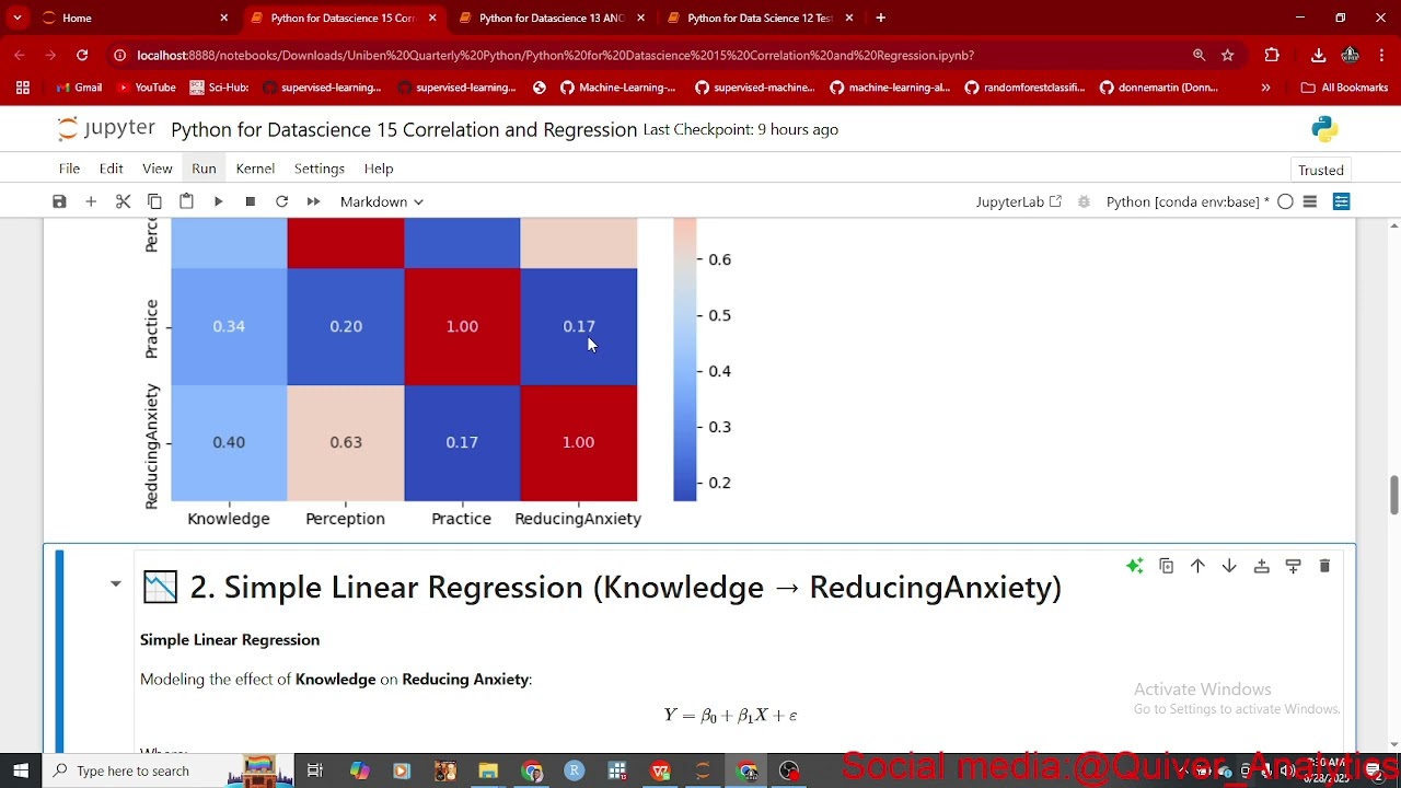 Python for Data Science 15 How to perform Correlations and Regressions