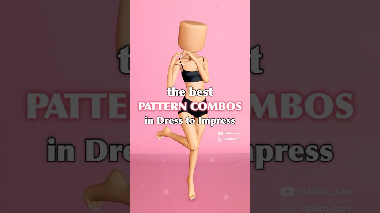 TOP SECRET PATTERN COMBOS in Dress to Impress!💕