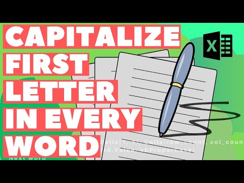 Excel VBA Macro: Capitalize First Letter of Every Word in a (Static/Dynamic) Range of Strings