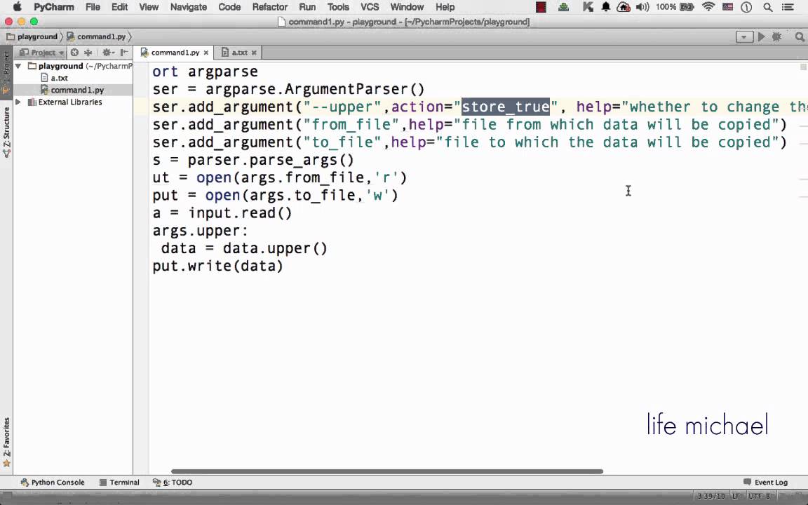 The argparse Module in Python