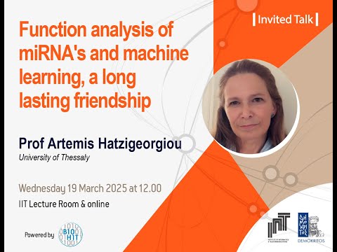 Invited Talk - Function analysis of miRNA's and machine learning, a long lasting friendship