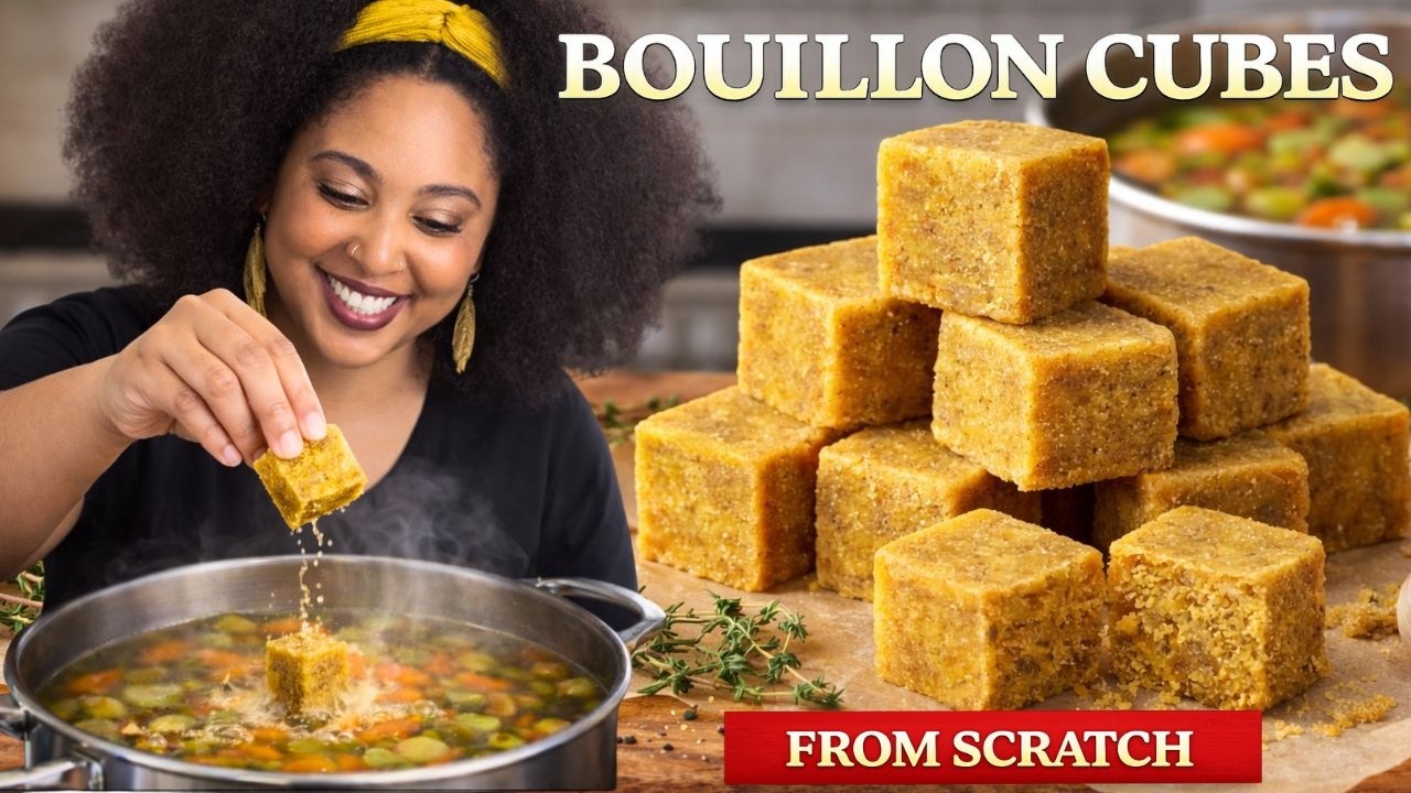 Homemade Bouillon Cubes- Big Chicken Flavor, No Chemicals! NO MSG (Better Than Store-Bought!)