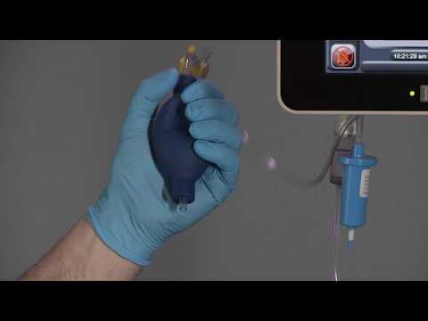 FloTrac sensor setup on EV1000 monitor