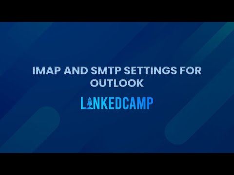 IMAP and SMTP settings for Outlook.com
