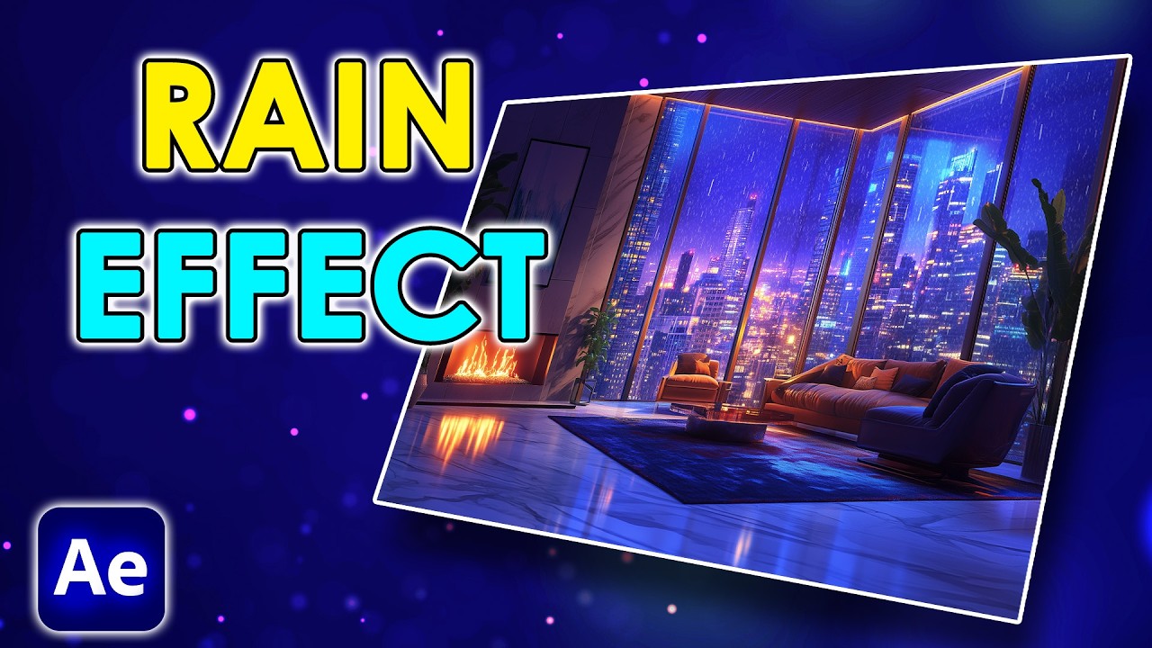 How to create RAIN effect | After Effects Tutorial
