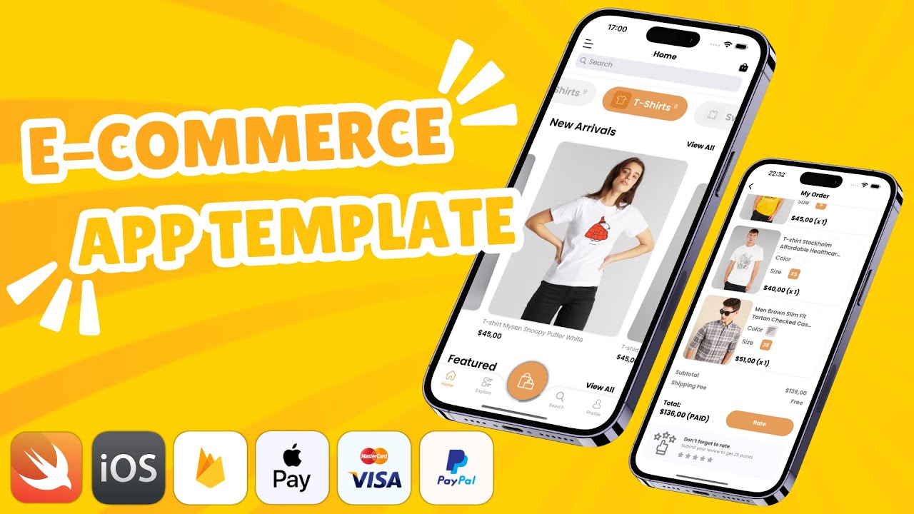 E-commerce App Template - iOS Swift 5+ | Sell Source Code