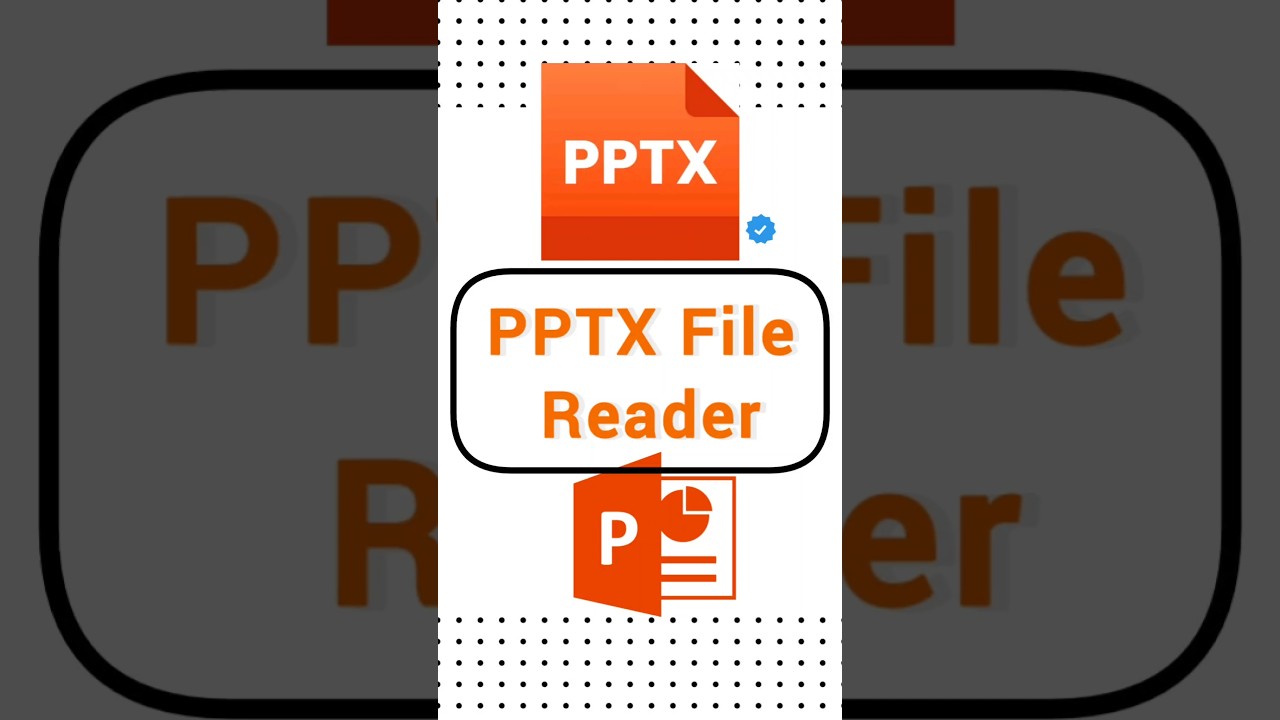 How to read a pptx file on mobile #pptx #pdf
