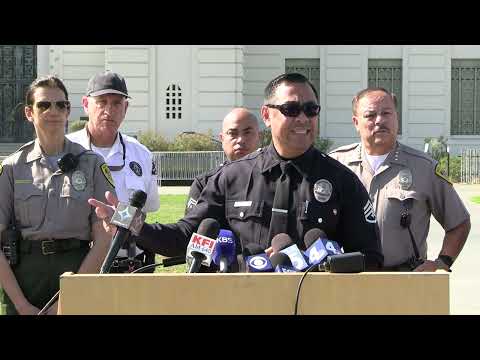 LAPD Press Conference to Discuss Car Break-ins Targeting Tourists and Visitors at Griffith Park