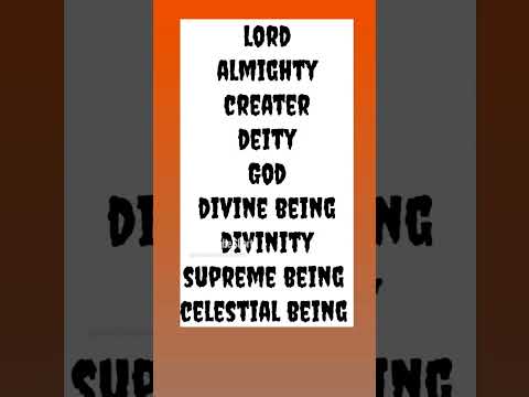 synonyms of GOD test your skills AND enhance your english vocabulary 🌀🌀🌀#trending