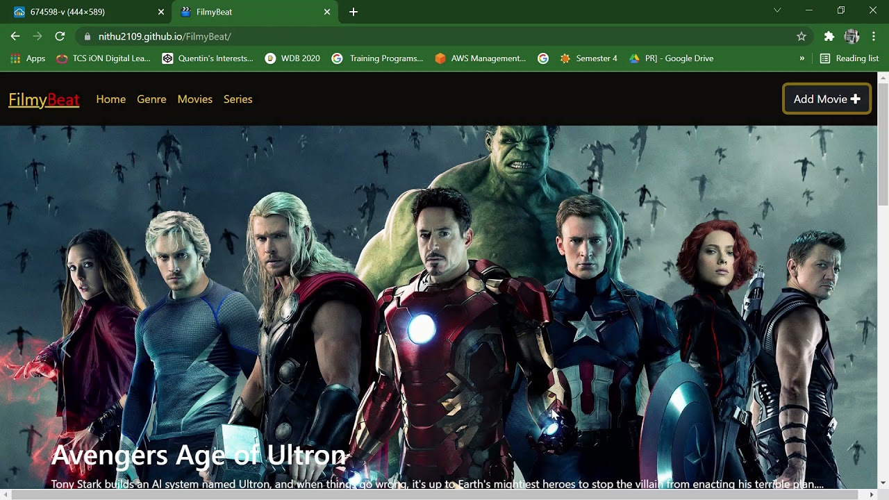 A Simple Dynamic Website Using HTML CSS  Javascript and Bootstrap!