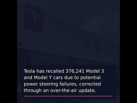 Over 850,000 Vehicles Recalled: Tesla, Ford, Toyota, and More
