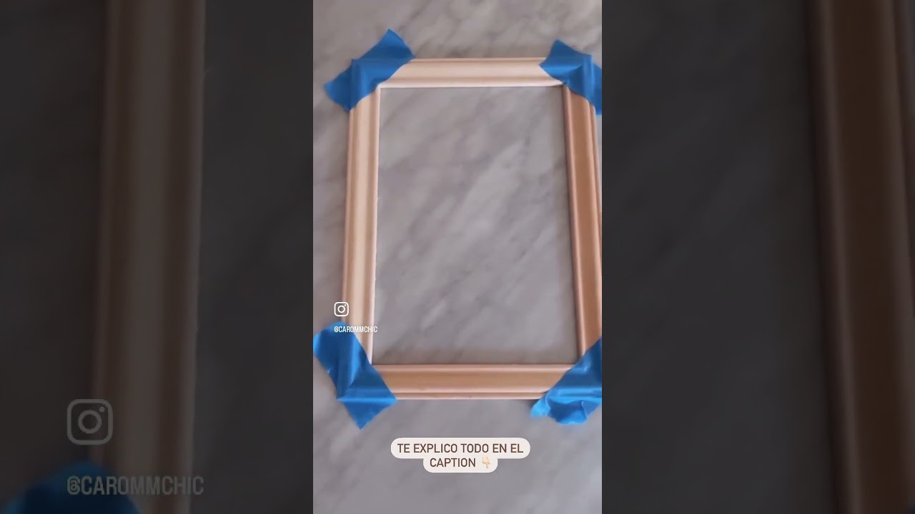 UNA IDEA QUE TE SALVARA DE GASTAR MÁS DINERO! Haz los MARCOS para TUS CUADROS ✨