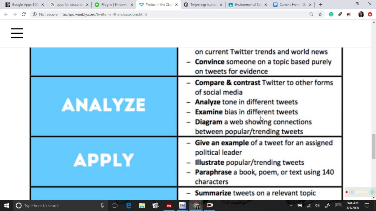 Tison - Web 2.0 Apps for Education