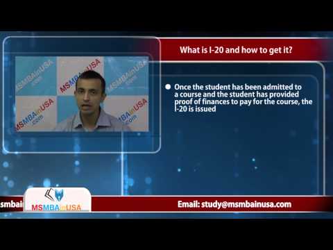 What is an I-20 and how to get it