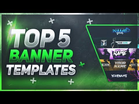 📸 TOP 5 FREE YouTube Banner Templates #17 | FREE DOWNLOAD!
