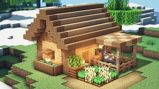 Minecraft : How To Build A Small Survival House Tutorial (PC/XboxOne ...