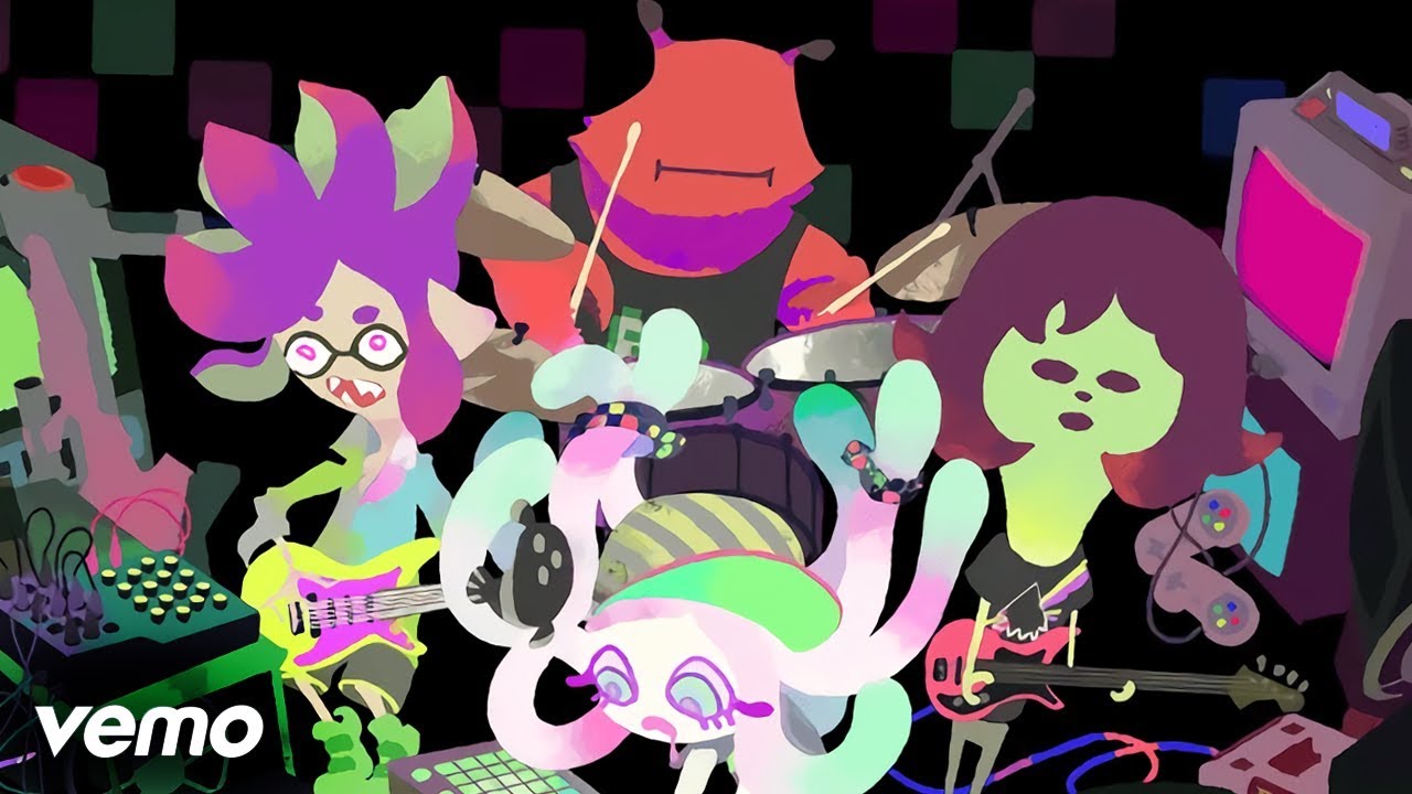 ♪ Blitz It! - Chirpy Chips ♫ Caitlin Koi Lyric Video - Splatoon 2