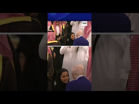 Trump meets high level Saudi guests in Riyadh