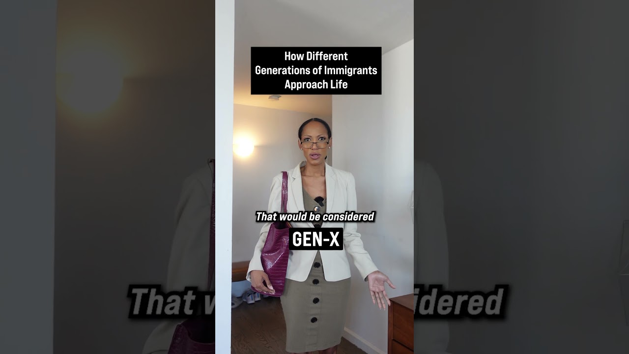 How generations of immigrants approach life. #millenials #boomers #genx  #genz #generations