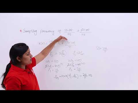 Calculating Sampling Frequency Problem Example Video Lecture - Crash ...
