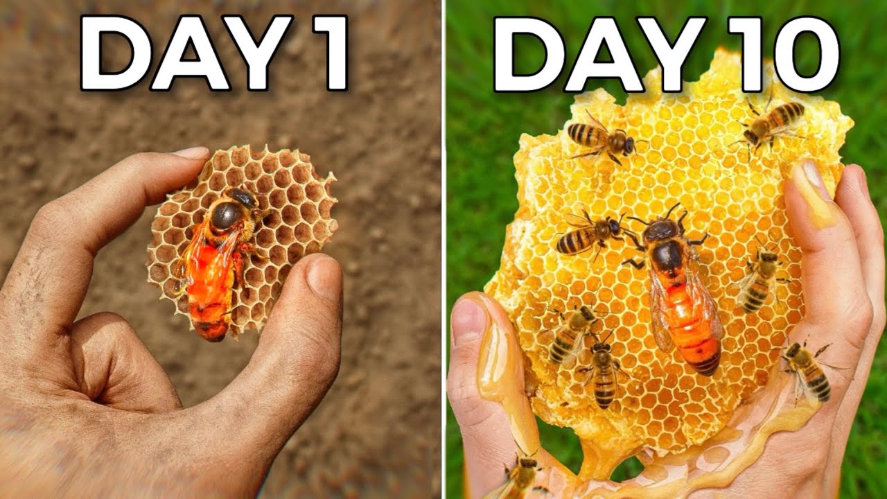Raising 10,000 Bees (in my home)