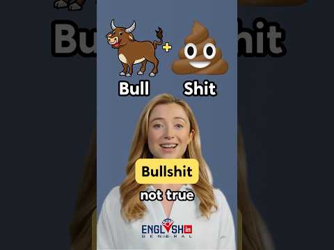 Slang Words You Should Know in English 💩