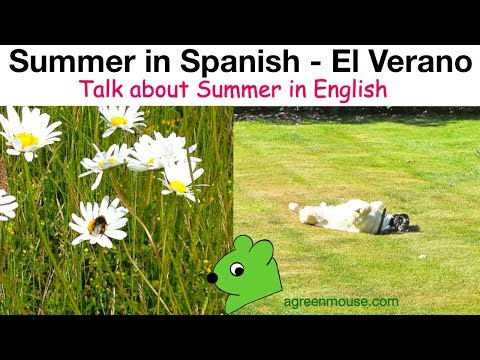 Talk about summer in UK in Spanish