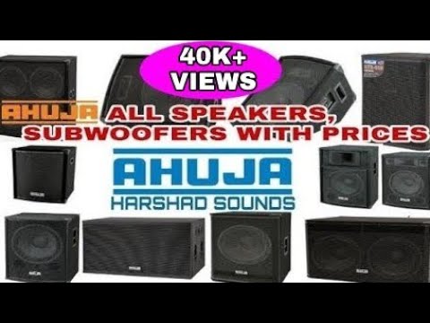 AHUJA all dj speakers and subwoofers with prices