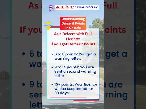 🚦 What Happens When You Get Demerit Points in Ontario? | Essential G1, G2 & G Drive Test Tips 🚗
