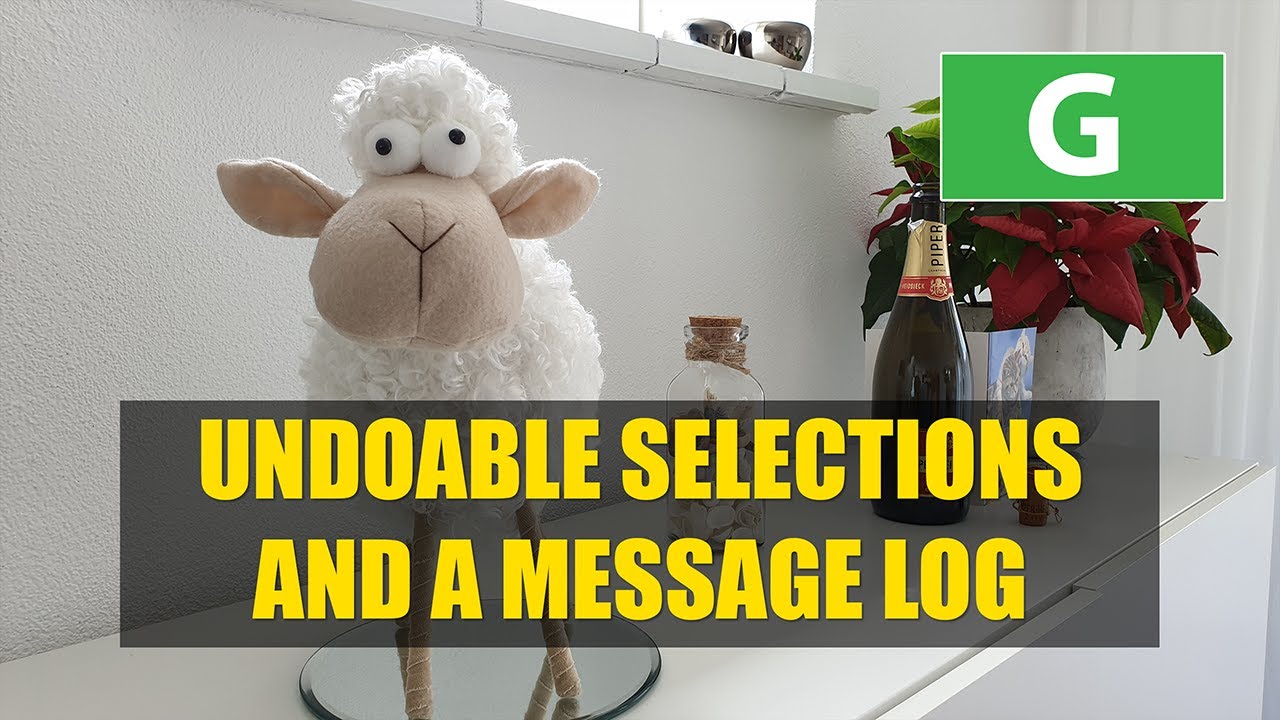Game Engine Programming 007 - Undoable selections and a message log | C++ Game Engine