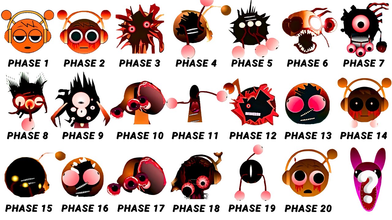 Every phase of Oren Sprunki in 11 Minutes