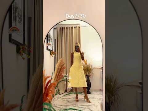 YELLOW IS THE NEW FAVORITE! #fashion #ootd #simplicity #30daychallenge #minimalist #youtubeshorts