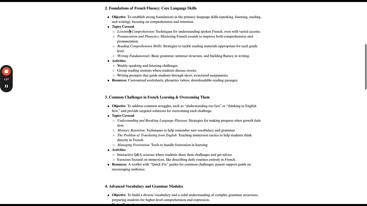 French Fluency Academy