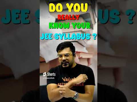 Know your JEE Syllabus😱😱#jee #jee2025 #jeesyllabus #syllabus #iit #iitjee #jeepreparation #jeemains