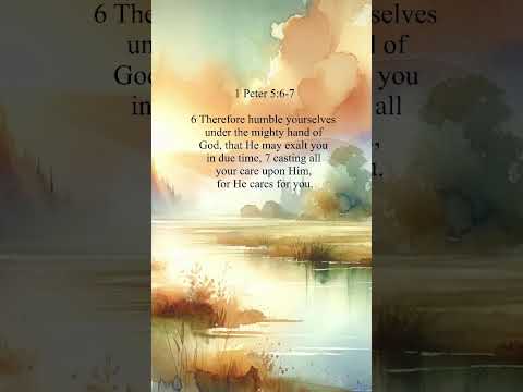 Bible Verse - 1 Peter(5:6-7) NKJV, #Jesus #love #Bibleverse,#faith,#peace
