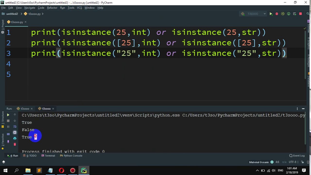 How to Check if variable is integer or string in Python